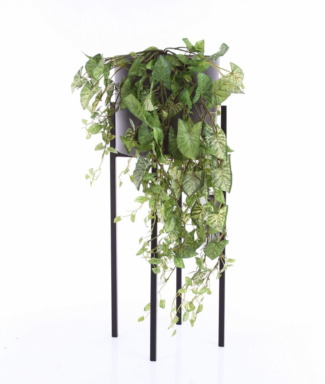 Stojak na donice i kwiaty kwietnik czarny ASCOT 16/16 | www.hydroponika.pl