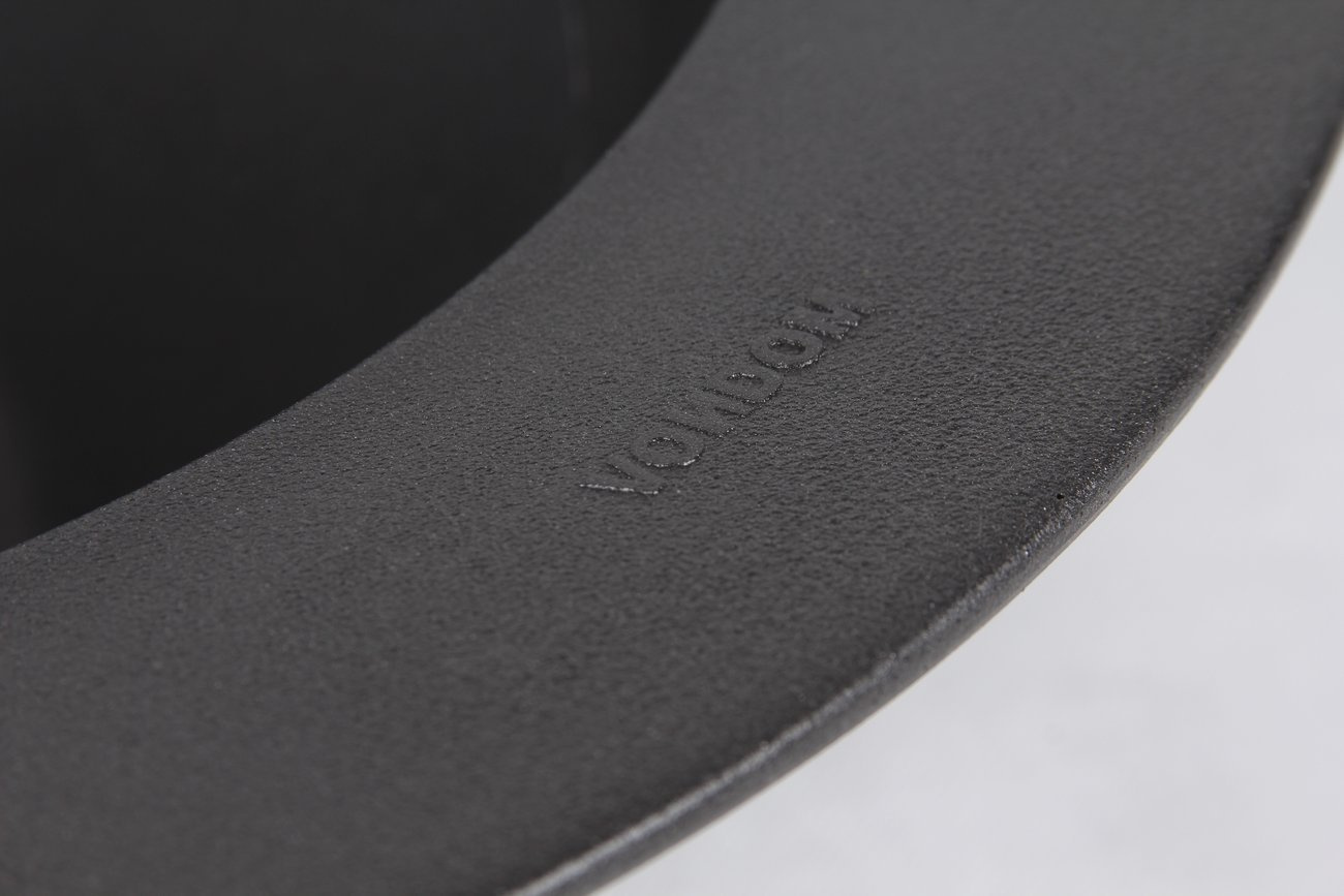 Płaska donica misa CENTRE 60/18 biała